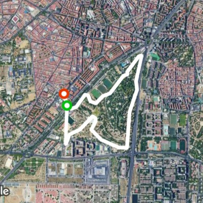 Empress Mary of Austria Park Walk - Carabanchel, Madrid, Spain | Pacer