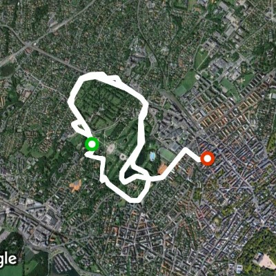 Frogner Park in Oslo | Walking Map