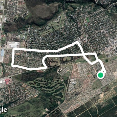 Route near Gqebera Walk Trail - Port Elizaberth, Eastern Cape, South ...