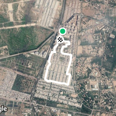 Askari V Main Boulevard in Sindh | Walking Map