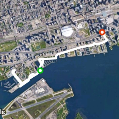 Harbourfront Centre Walk Trail - Toronto, Ontario, Canada | Pacer