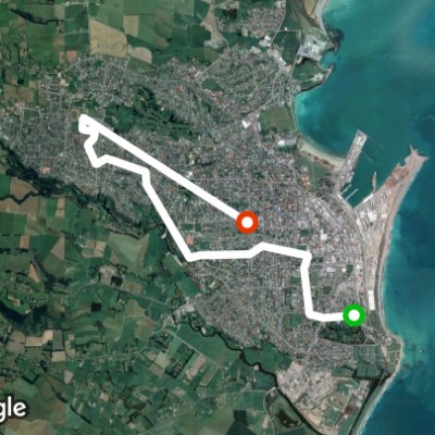 Timaru hospital to SBS sports | Walking Map