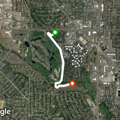 Highline at Iliff to Cherry Creek trail Walk - Denver, Colorado, USA ...