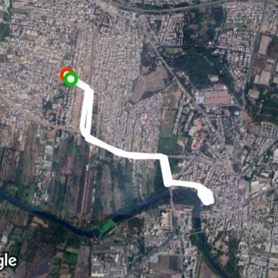 Chinchwad park Walk - Nigdi, Pimpri, India | Pacer