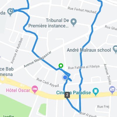 Storchenturm Schaltung Wanderweg - Rabat, Rabat-Salé-Zemmour-Zaer ...